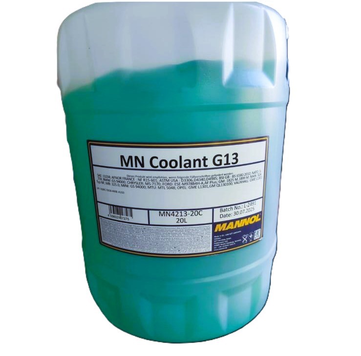 נוזל אנטי פריז ירוק 20 ליטר MANNOL - DAMTI CAR חנות מוצרי טיפוח ואחזקה לרכב
